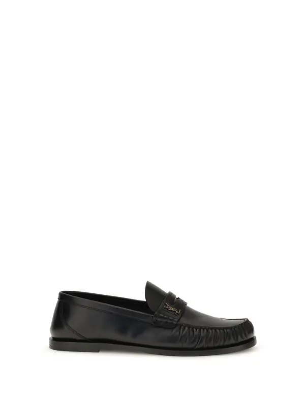 Saint Laurent Laurent Loafers - Black
