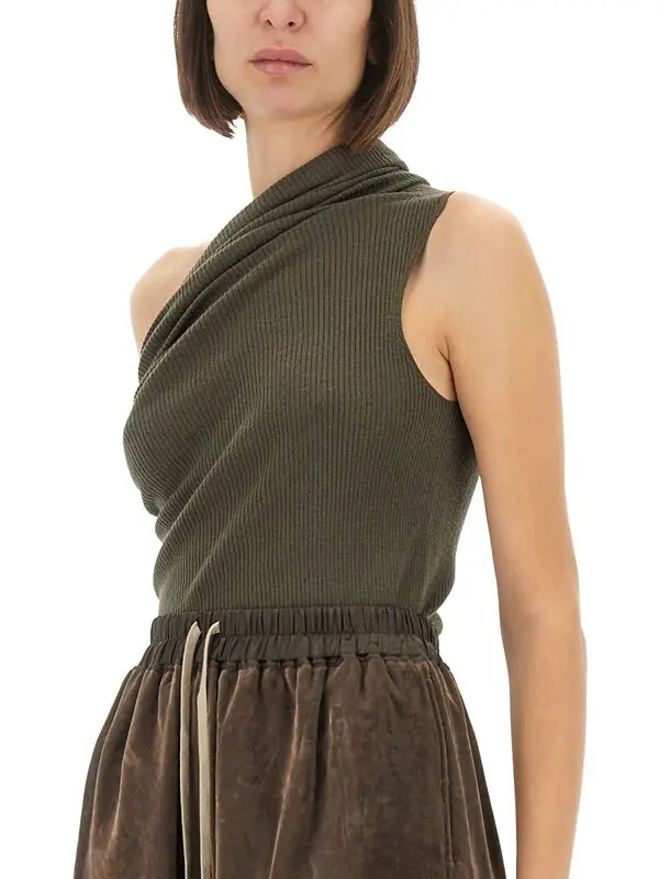 Rick Owens Athena Knit Top - Green