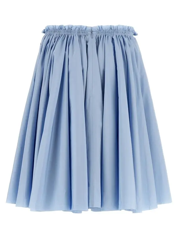 AMI Paris Wheel Skirt - Blue