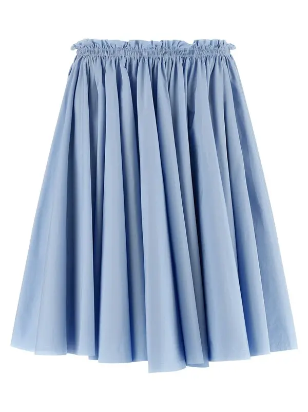 AMI Paris Wheel Skirt - Blue