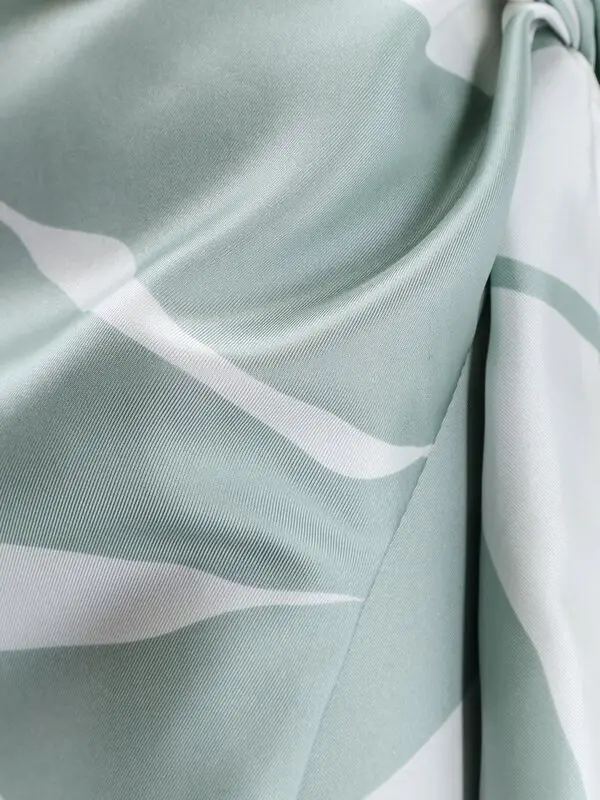 Max Mara Mxmstrano Silk Pareo Skirt