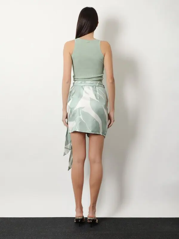 Max Mara Silk Pareo Skirt - Multicolor