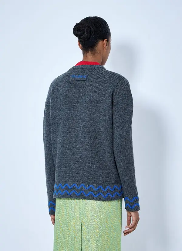Marni Roundneck Sweater - Gray