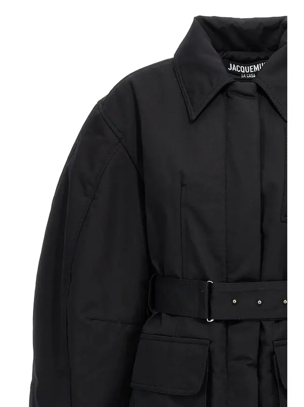 Jacquemus Le Blouson Bari Jacket - Black