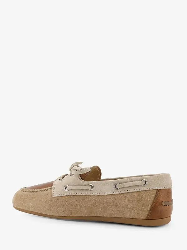 Miu Miu Suede Loafers - Cream
