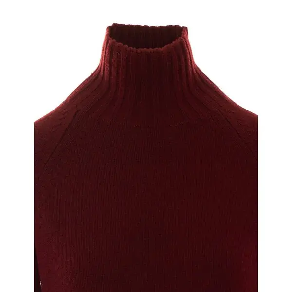 Max Mara Wool And Cashmere Turtleneck Sweater - Red