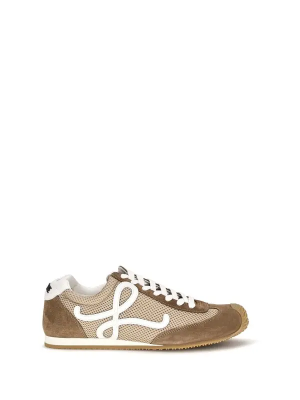 Loewe Ballet Runner 2.0 Suede And Mesh Sneakers