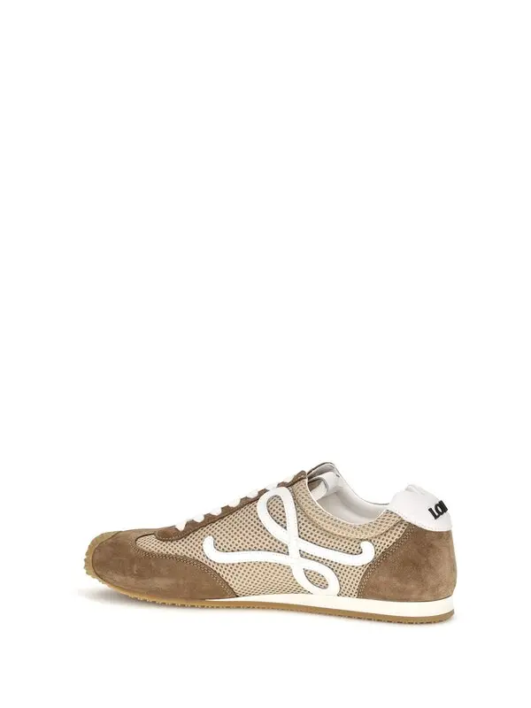Loewe Ballet Runner 2.0 Suede And Mesh Sneakers