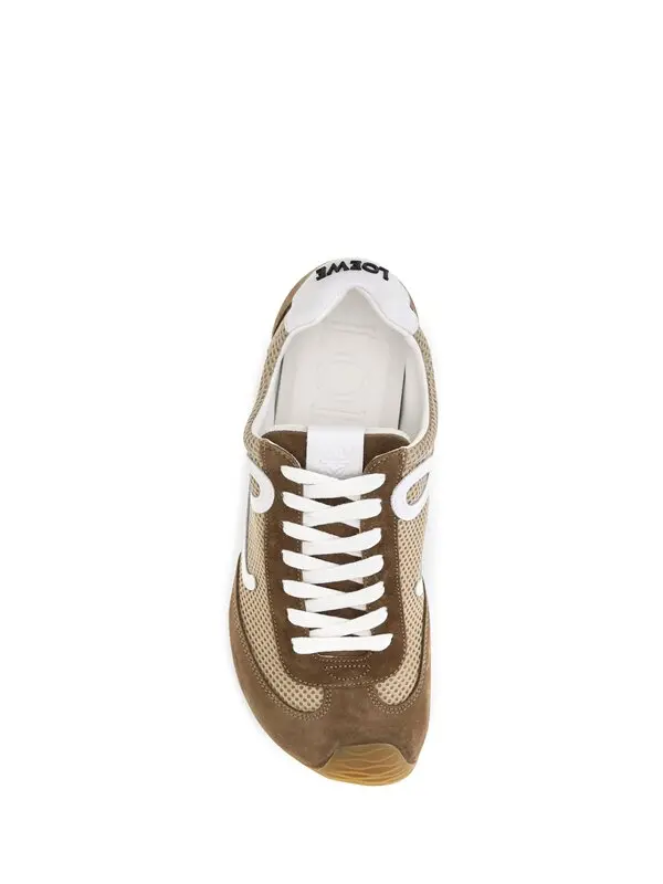 Loewe Ballet Runner 2.0 Suede And Mesh Sneakers