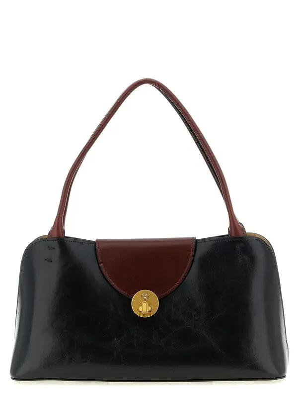 Versace Vivian Medium Shoulder Bag - Black