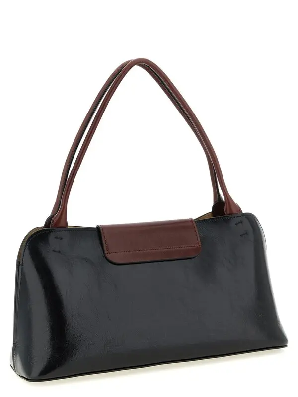 Versace Vivian Medium Shoulder Bag - Black