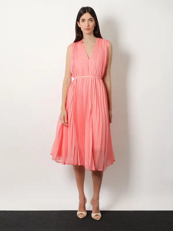 Max Mara Mxecapsula Long Dress With Belt