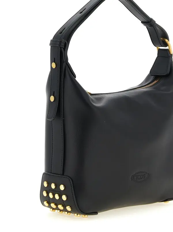TOD'S Gommini' Mini Shoulder Bag - Black