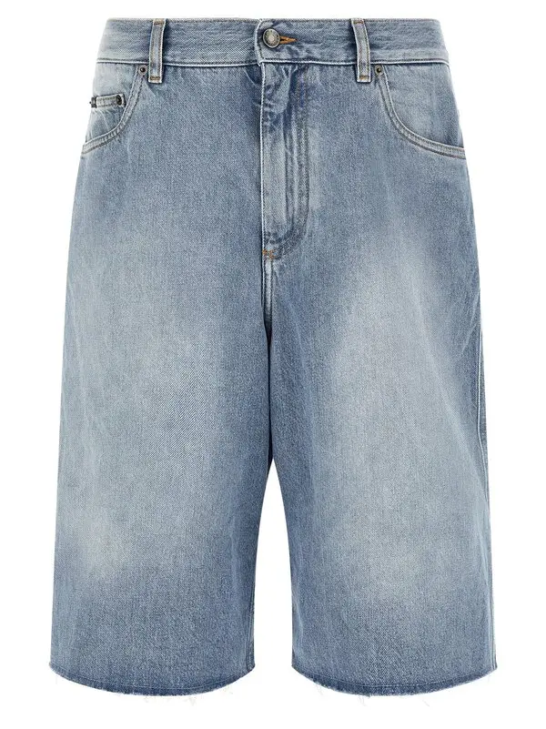 Dolce & Gabbana Denim Bermuda Shorts - Blue