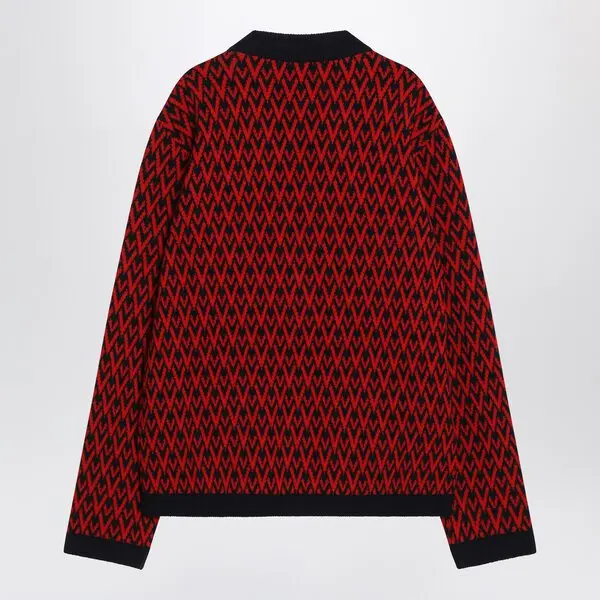 Valentino Garavani Jacquard Cardigan - Blue