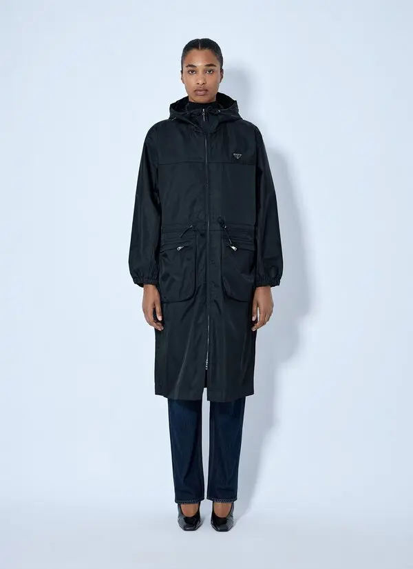 Prada Re-nylon Drawstring Coat