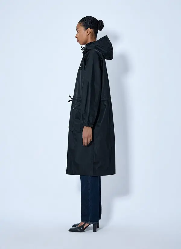 Prada Re-nylon Drawstring Coat