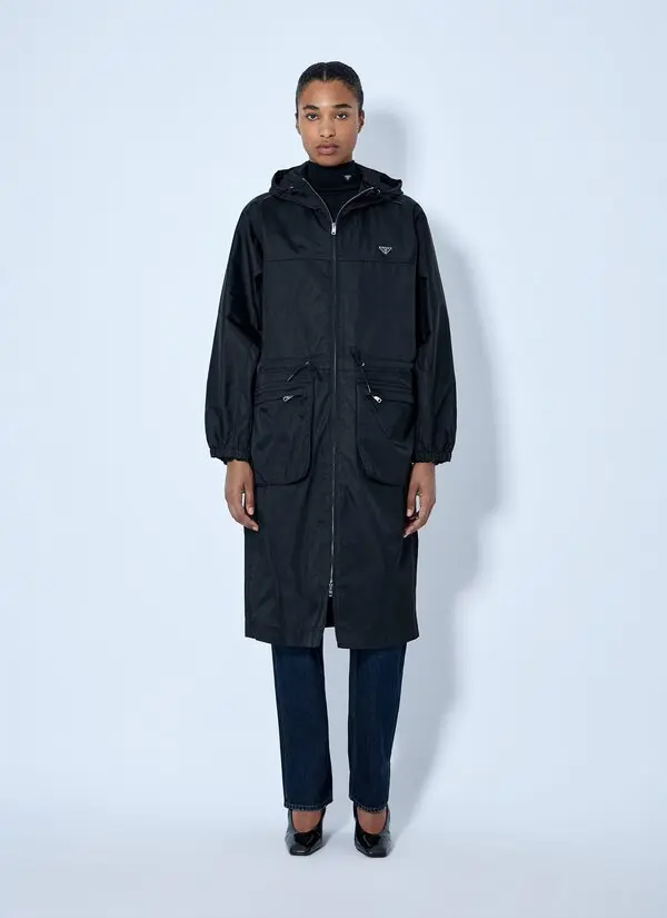 Prada Re-nylon Drawstring Coat