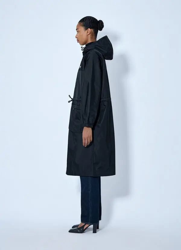 Prada Re-nylon Drawstring Coat