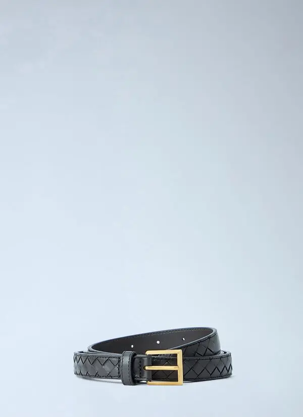 Bottega Veneta Solo Leather Belt
