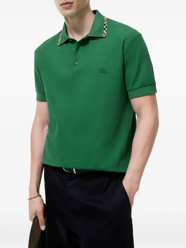 Burberry Logo Cotton Polo Shirt
