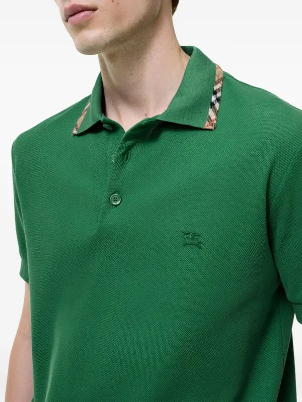 Burberry Logo Cotton Polo Shirt