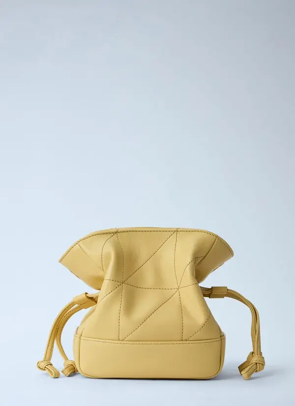 Saint Laurent Jamie Mini Shoulder Pouch Bag - Yellow