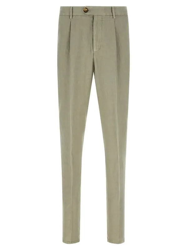 Brunello Cucinelli Linen Gabardine Trousers