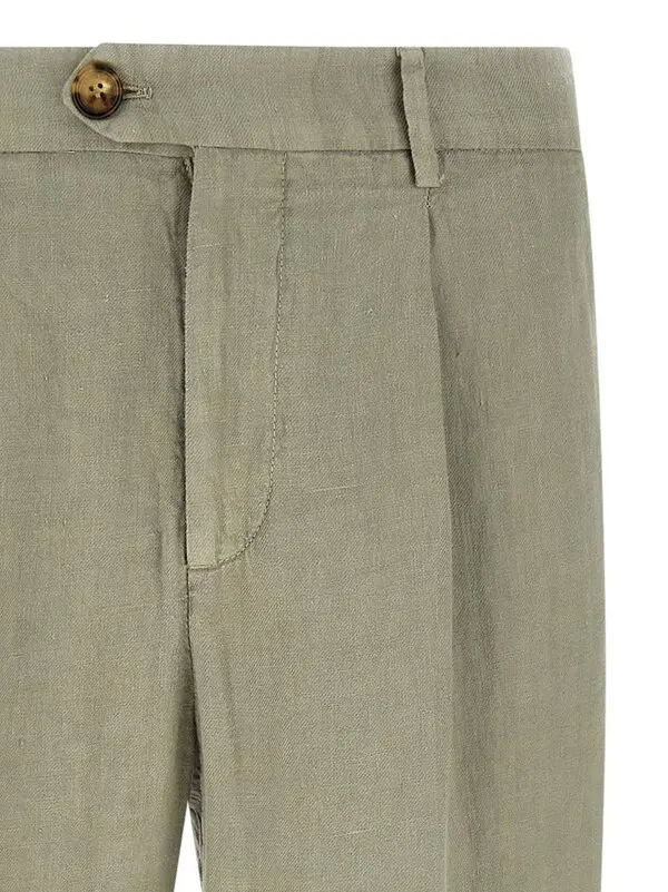 Brunello Cucinelli Linen Gabardine Trousers