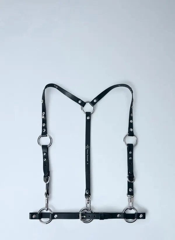VIVIENNE WESTWOOD Adjustable Leather Harness - Black