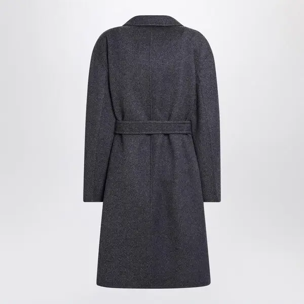 Max Mara Wool Coat With Denim Effect