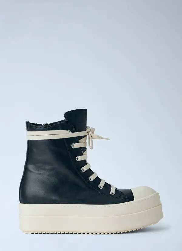 Rick Owens Mega Bumper Sneakers - Black