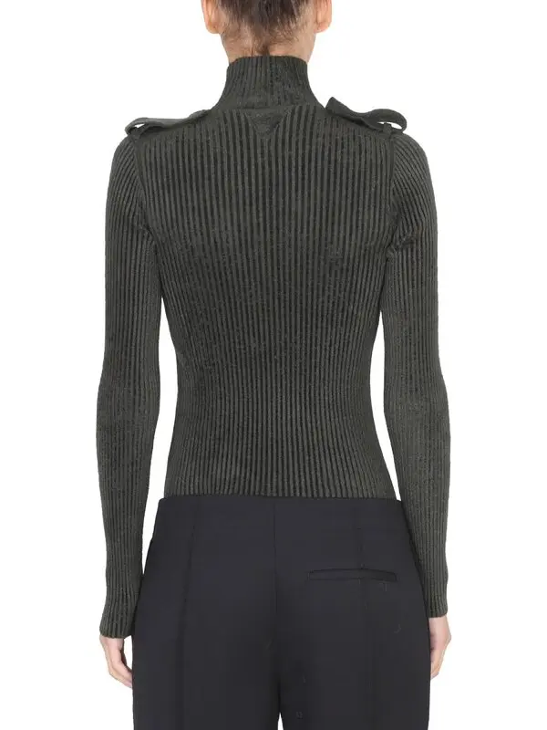 Bottega Veneta Maglia Military - Green