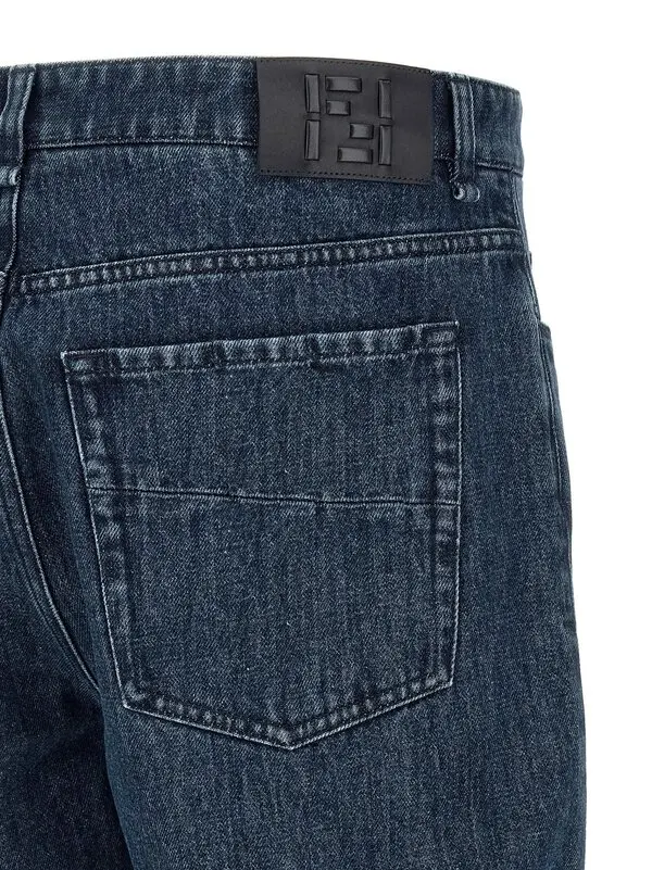 Fendi Ff Inner Jeans - Blue