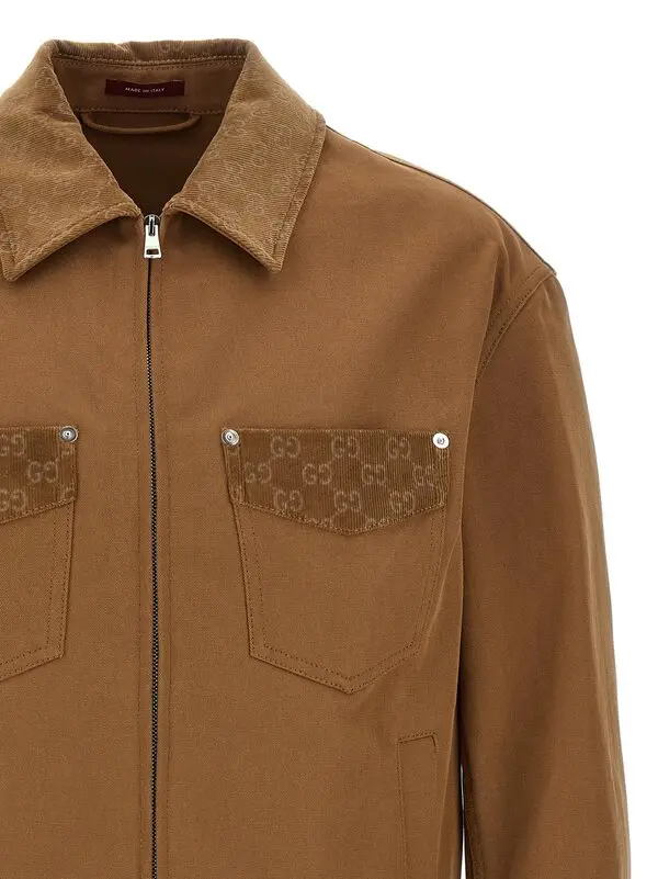Gucci Canvas Workwear Jacket - Brown