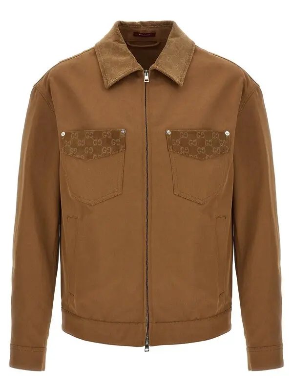 Gucci Canvas Workwear Jacket - Brown