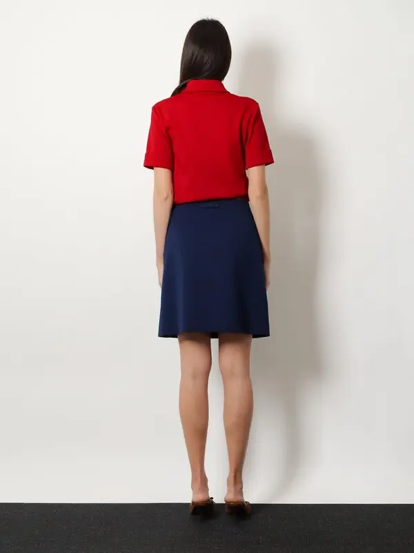 Miu Miu Skirt With Pleats - Multicolor