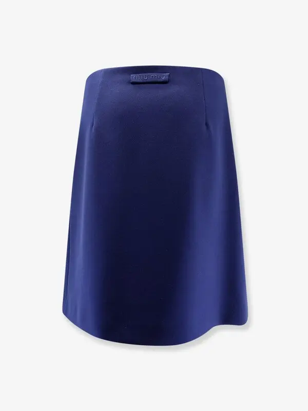 Miu Miu Skirt With Pleats - Multicolor