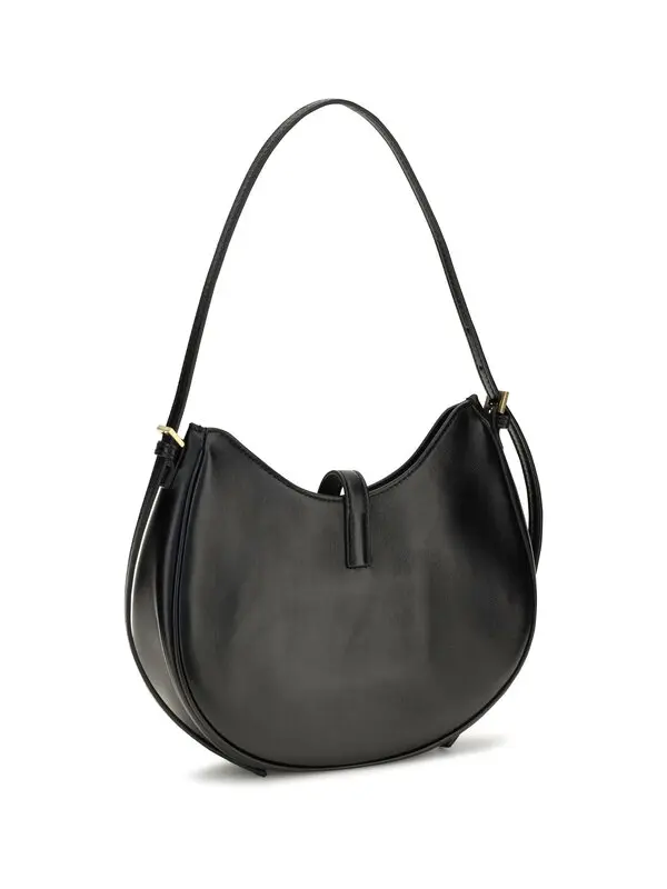 Versace Small Emblème Hobo Lambskin Shoulder Bag