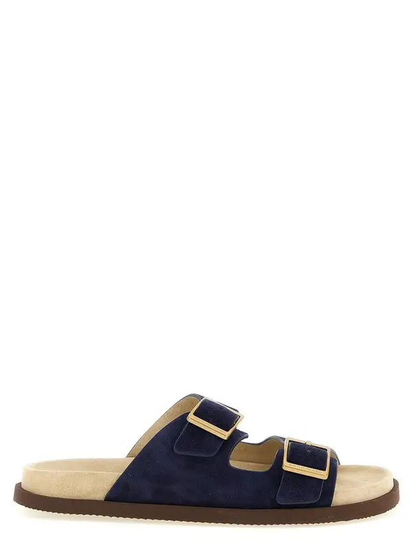 Brunello Cucinelli Urban' Slides - Blue