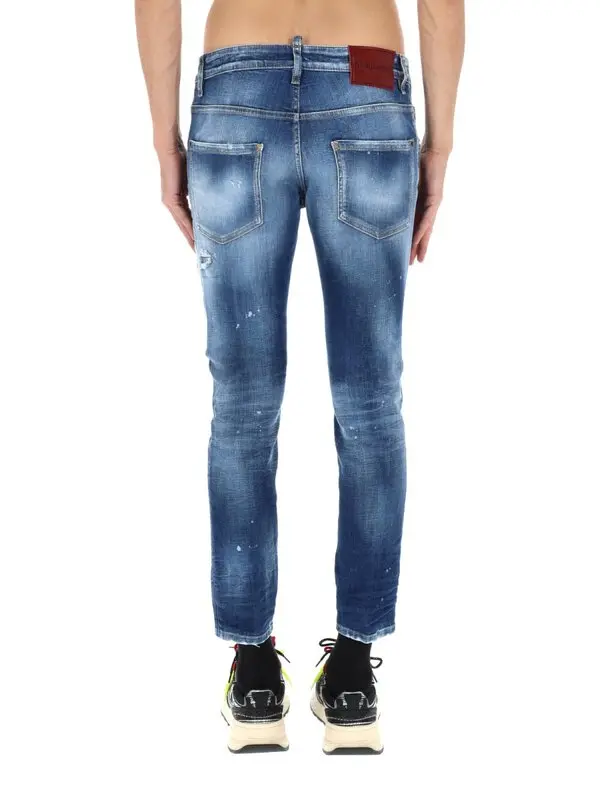Dsquared2 Jeans Skater Effetto Destroy