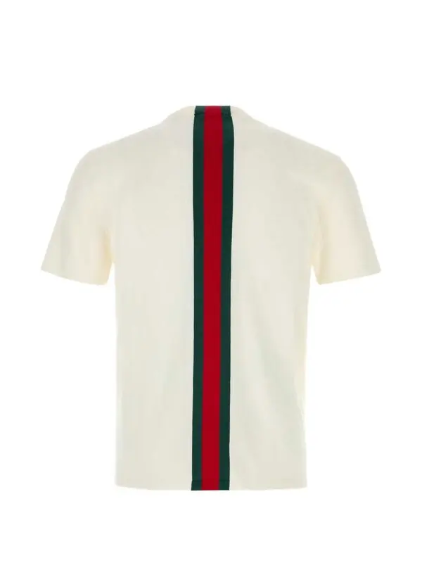 Gucci Web Detail Cotton T-shirt