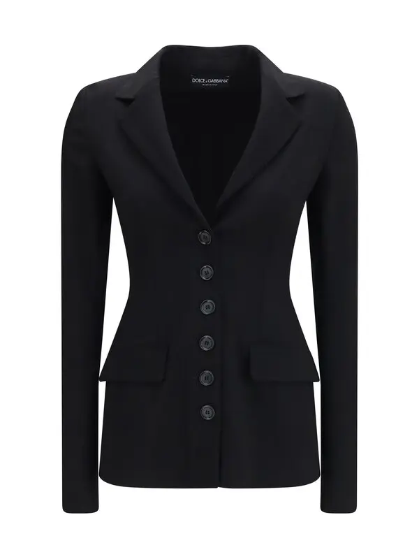Dolce & Gabbana Stretch Wool Single Breasted Jacket