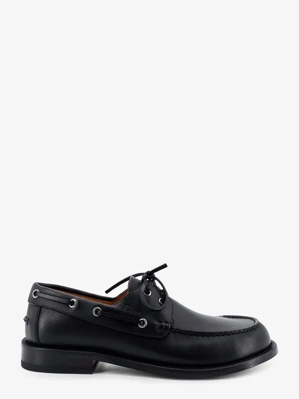 Dior Archie Leather Loafers - Black