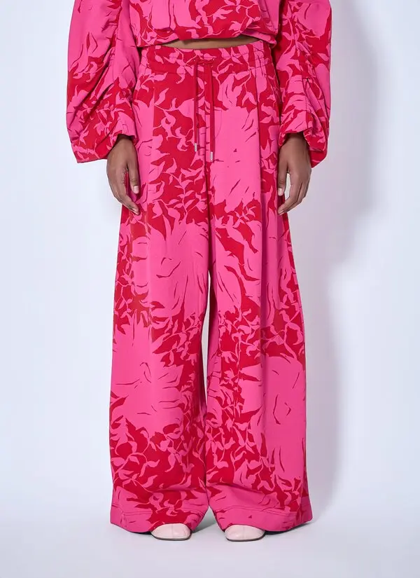 Dries Van Noten Hadium Cotton Jersey Sweatpants - Pink