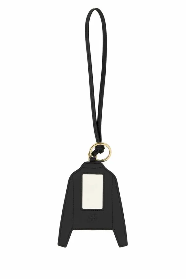 Miu Miu Cerulean Leather Keyring
