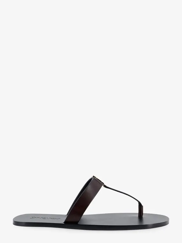 Saint Laurent Babylone Leather Sandals