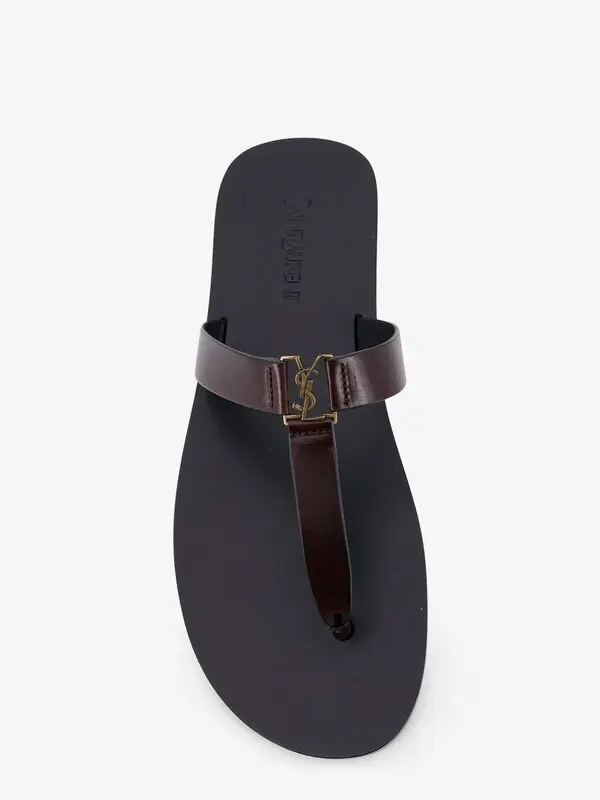 Saint Laurent Leather Sandals - Multicolor