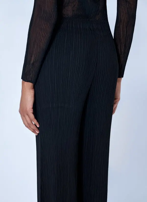 Issey Miyake Hatching Pleats Pants