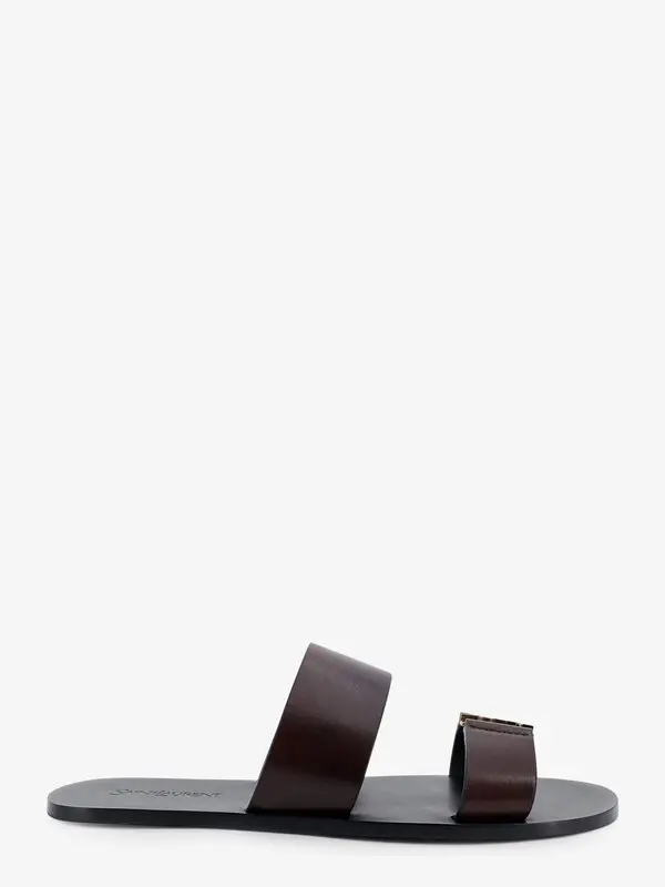 Saint Laurent Babylone Leather Sandals - Multicolor